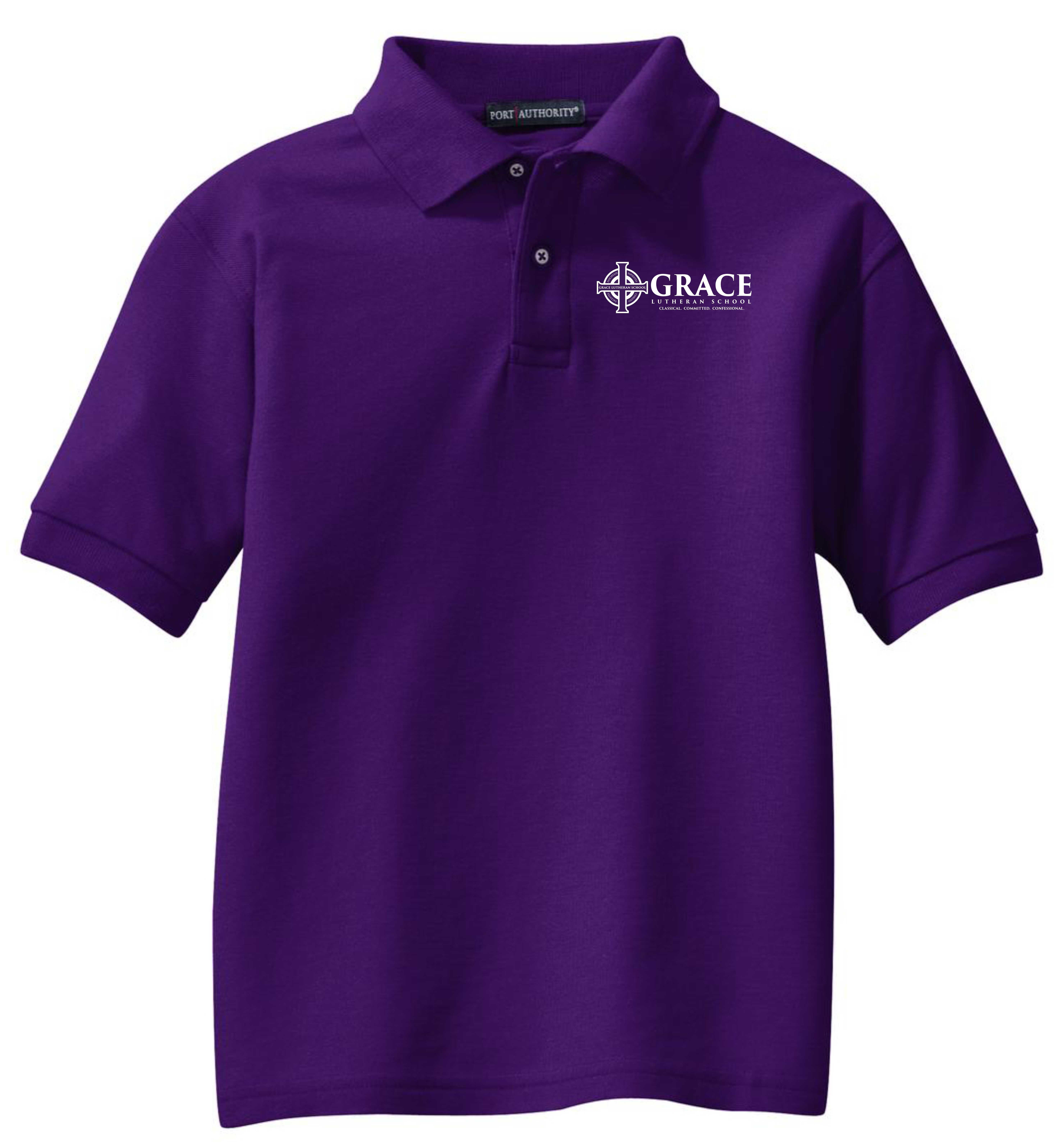 Grace Lutheran School "UNIFORM POLO" Polo- Youth | Sew Stitches ...